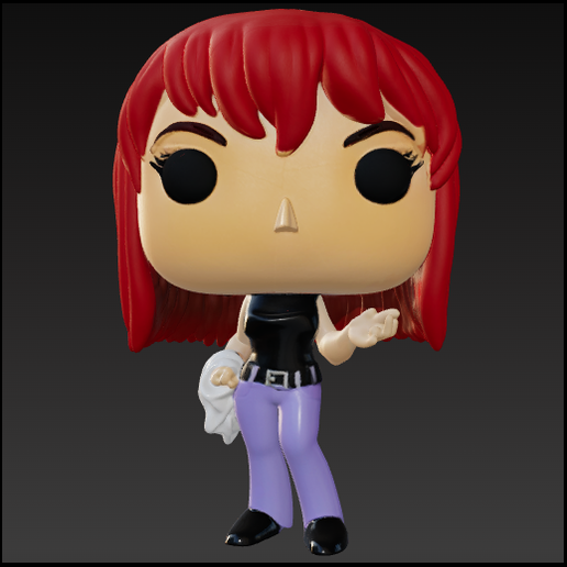 🕷️ MJ spider man funko pop・Free STL File for 3D printing・Cults