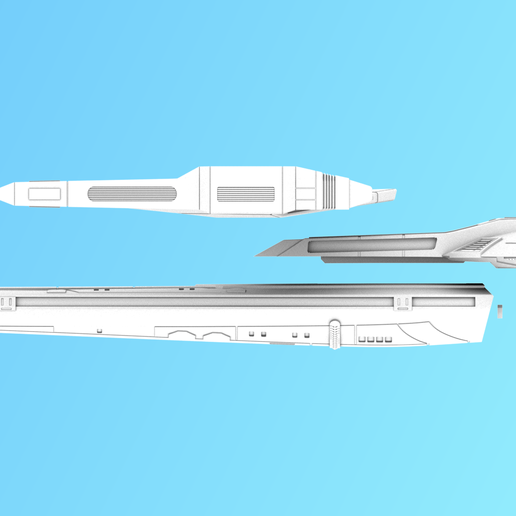🖖 Aegian Class・ 3D File for 3D printing・Cults