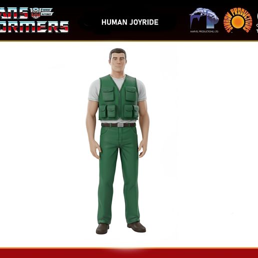 🤖 Transformers G1 Powermaster Human Joyride・ STL File for 3D printing・Cults