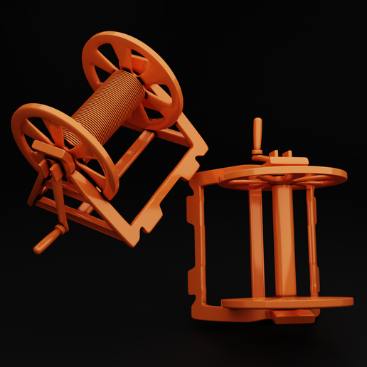 📞 WW2 German Wehrmacht Telephone Cable Reel | Field Phone Drum・ STL ...