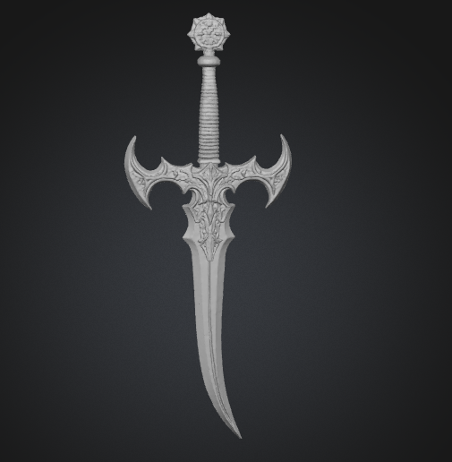 🗡️ Detailed Sword Prop・ STL File for 3D printing・Cults