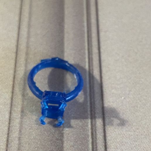3D printing Emerald princess ring • made with Phrozen mini 8k・Cults
