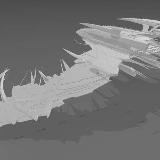 🖖 STO - Romulan - Tal Shiar Adapted-class Dreadnought Warbird・Free STL ...