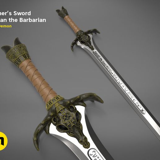 🗡️ Father’s Sword - Conan the Barbarian・ 3D File for 3D printing・Cults