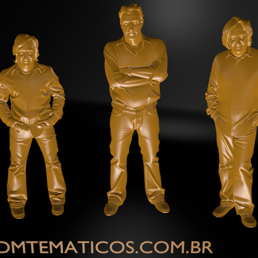 🔝 APRESENTADORES TOP GEAR・ STL File for 3D printing・Cults