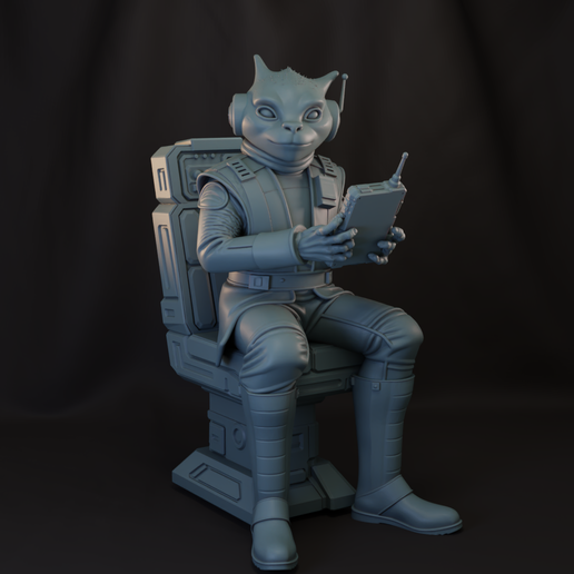 👽 Quirky Alien 32mm・Free STL File for 3D printing・Cults