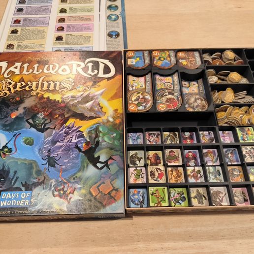 🤏 Small World + Expansions 3D Print Insert・ 3D File for 3D printing・Cults