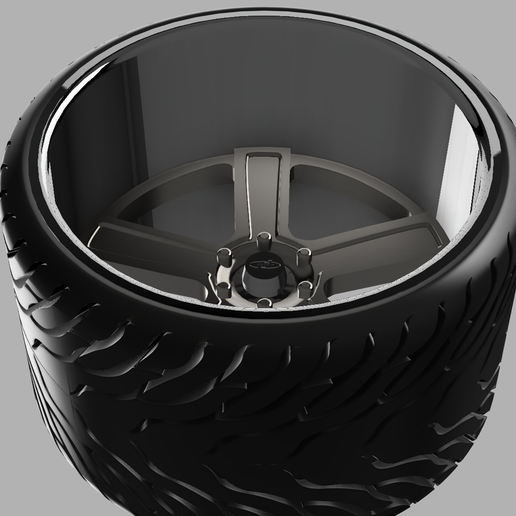 🛞 Intro Wheels Flow/Mickey Thompson Tire | Sportsman・ STL File for 3D ...