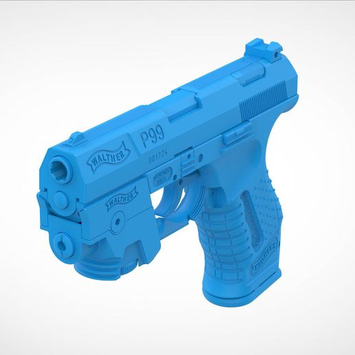 🎬 Modified Walther P99 from the movie Underworld 3d print model 1 to 12 ...
