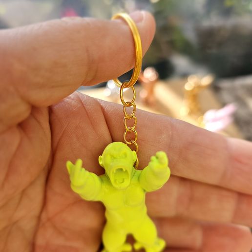 Archivo STL 🦍Kong gives fingers mini toy key chain ・Objeto imprimible ...