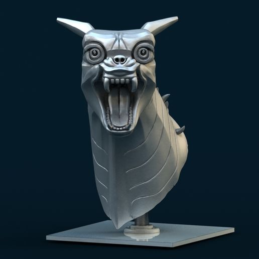 STL file Terror Dog Statue Ghostbusters / Head 🐕 ・3D print model to ...