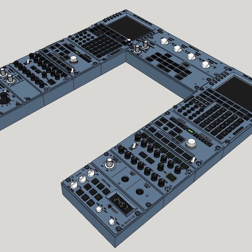 ️ A320 Full pedestal - PCB Compatible・ 3D File for 3D printing and CNC ...