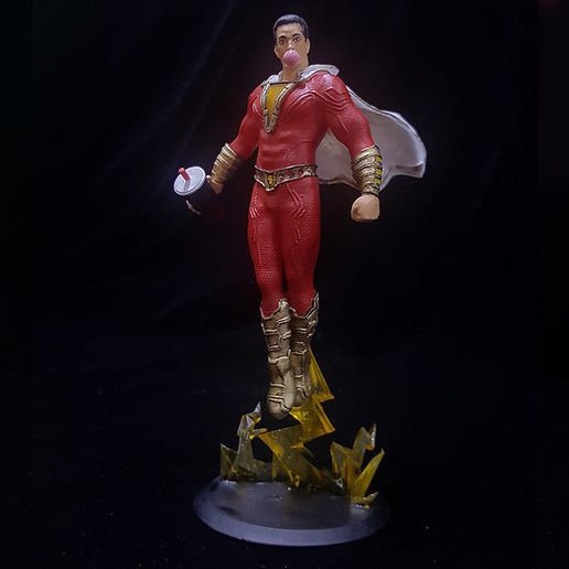 🎬 SHAZAM MOVIE DC STATUE MODEL PRINTABLE・ STL File for ・Cults
