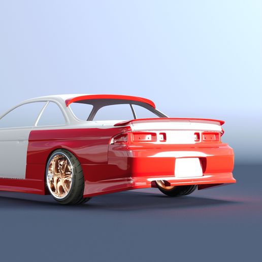 🇯🇵 Nissan S14 Silvia Vertex body kit. 1/24 Scale・ 3D File for 3D ...