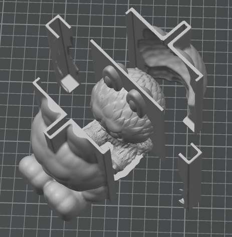 🏠 LABUBU mold and counter-mold for silicon・ STL File for 3D printing・Cults