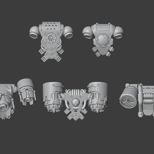 🎒 Backpacks for my models・Free 3D File for 3D printing・Cults