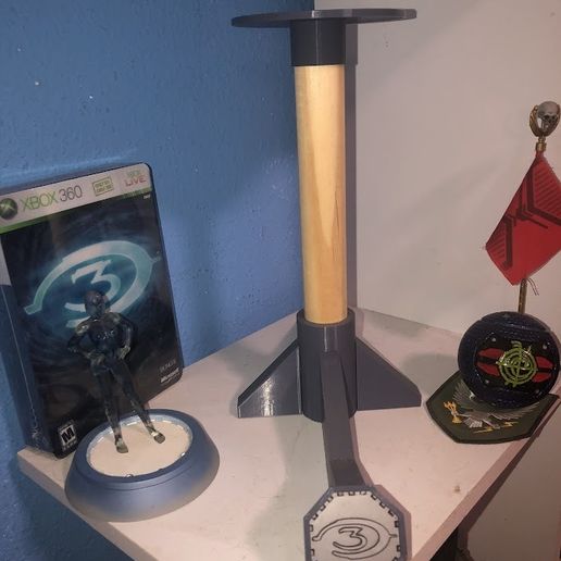 😇 Halo Helmet Stand・Free 3D File for 3D printing・Cults