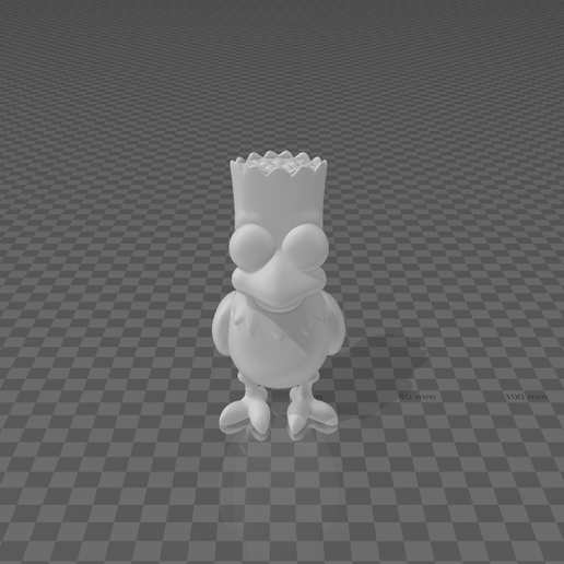 🕸️ Bart - The Raven 🕸️ A 3D model inspired by The Simpsons' Treehouse ...