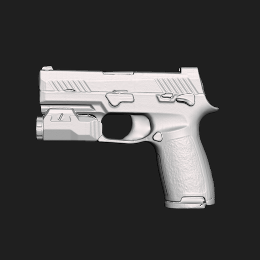 STL file Sig Sauer P320 M18 Inforce Wild Real Size Scan 3D Gun Mold 🩻 ...