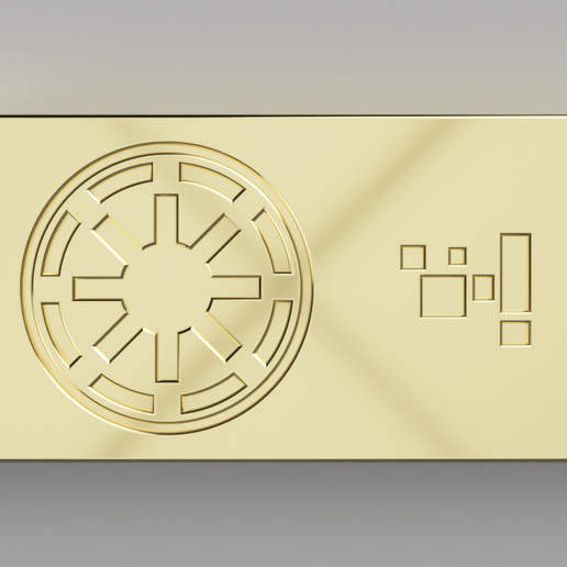 3D file Skeleton Crew Republic Dataries Credit / Sabacc Chip 💀 ・3D ...