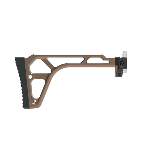 💀 SKELETON STOCK WITH BRACE ADAPTER TO PICATINNY RIS・ 3MF File for ・Cults