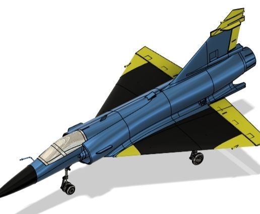 ⚽ Mirage 2000・ STL File for 3D printing・Cults