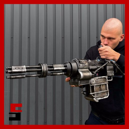 🔫 Minigun Replica Prop Fallout 3 Weapon Cosplay・ 3D File for 3D ...