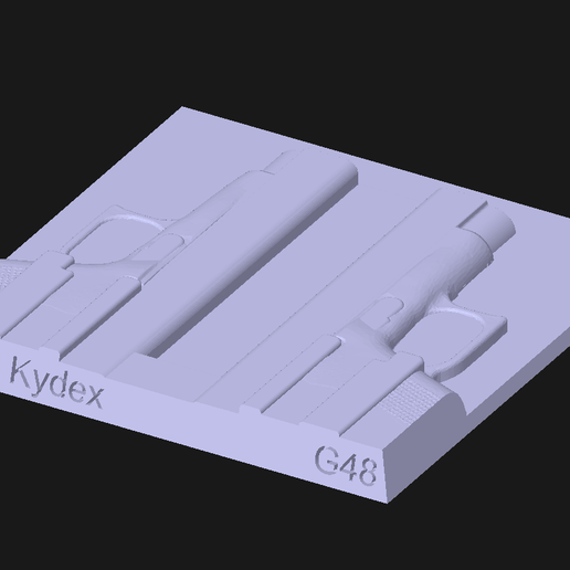 🔫 Glock G48 Molding Plate・ STL File for 3D printing・Cults