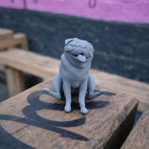 🐶 Pug - PEE NO EVIL - Full Set・ STL File for 3D printing・Cults