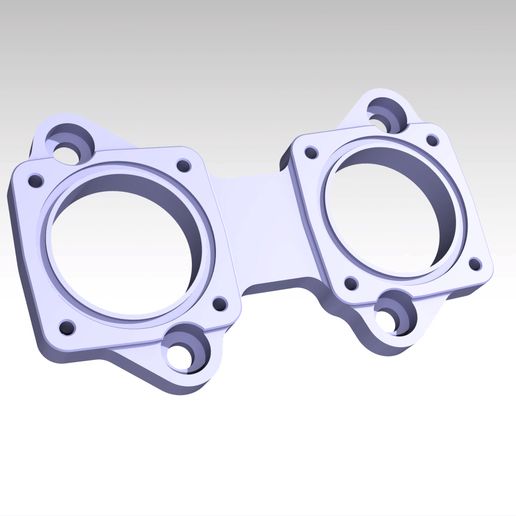 🌉 Flange Adapter From Weber DCOE 45 Intake Bridge To 46x46 ITBs・ STL ...