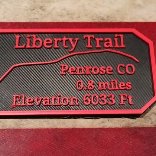 📛 Maverick's Trail badge Liberty Trail Penrose Colorado・ OBJ File for ...