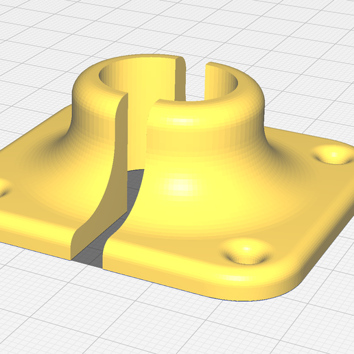 STL file 5/8 , 16mm Pipe Support 🧑‍🔧 ・Model to download and 3D print・Cults
