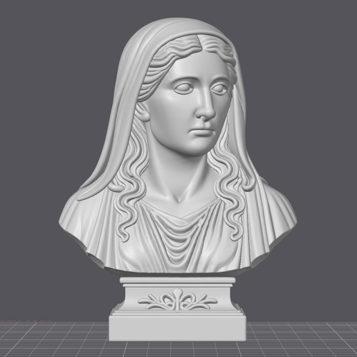 👤 Bust of Rhea - 3D model of the mother of the Olympian gods in Greek ...