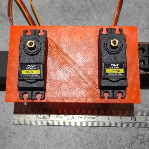 Fichier STL Platine support Servo classique modélisme. 💭 ・Modèle à imprimer en 3D à télécharger ...