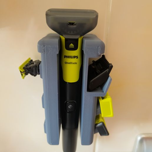 🔌 OneBlade 360 (QP4530) + accessories wall mount holder・Archivo STL ...