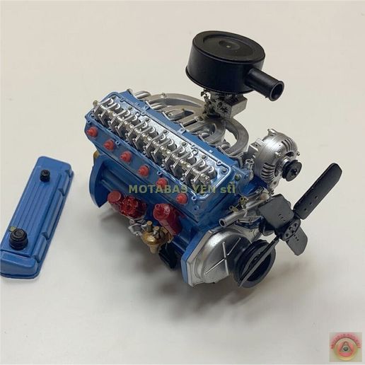 🌆 CHRYSLER SLANT SIX - ENGINE・ STL File for 3D printing・Cults