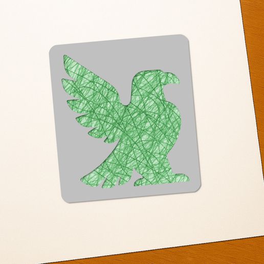 eagle stencil printable