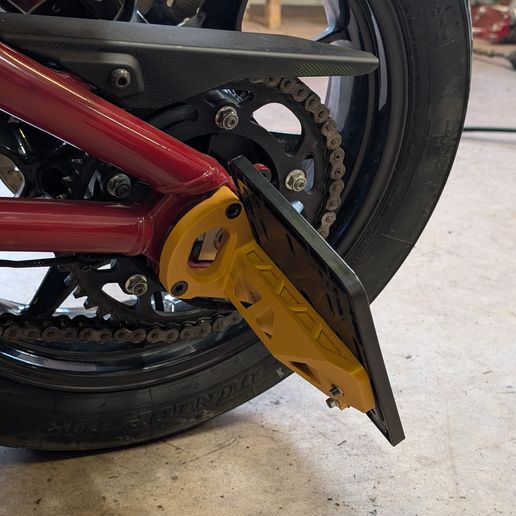 🏍️ Sidemount for licenseplate FTR 1200・ STL File for 3D printing・Cults