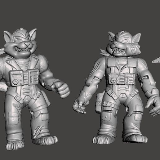 🪒 swat kats razor t-bone tmnt playmates swat cats・ STL File for 3D ...