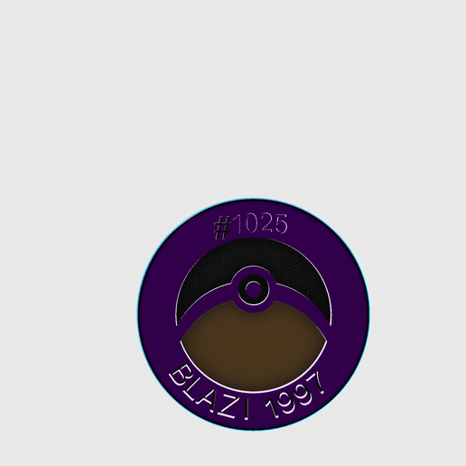 🐉 Pecharunt Pokemon TCG coin・ STL File for 3D printing・Cults