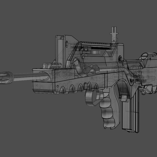 🇫🇷 FAMAS Valorisé Replica Toy・文件用于 STL 三维打印・Cults