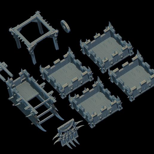 🎲 Chaos Dwarf Juggernaut・ 3D File for 3D printing・Cults