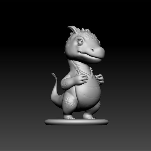 STL file cute dinosaur - toon dinosaur 🦖 ・Model to download and 3D ...