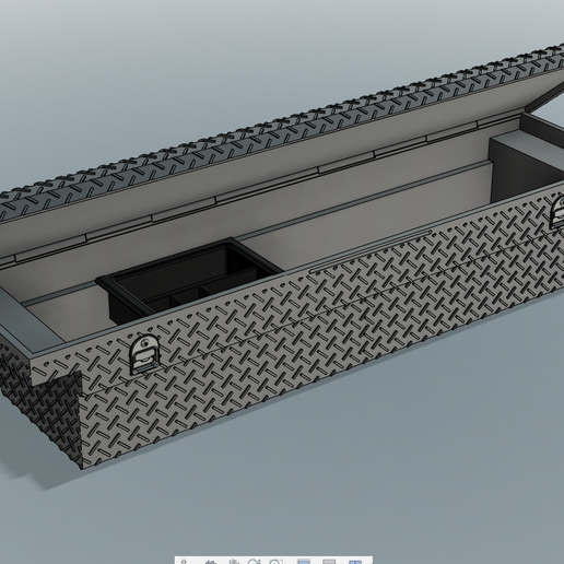 📦 1/10 Scale Low Profile Tool Box ( RC4WD )・ STL File for 3D printing・Cults
