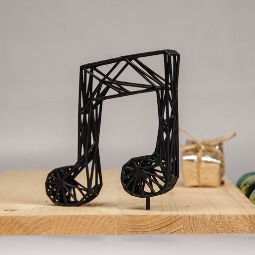 Musical Note Grid Design - Pre-supported - Resin Print・Free STL File ...