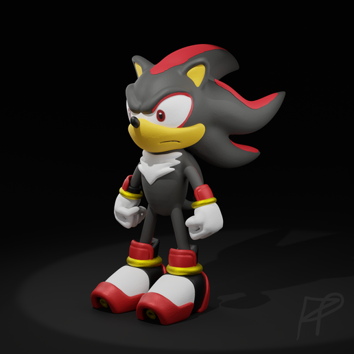 🦔 Shadow the Hedgehog・ STL File for 3D printing・Cults