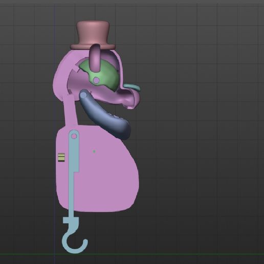🍕 FREDDY FAZBEAR PIZZA KEY HOLDER・Free STL File for ・Cults