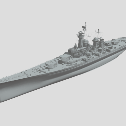 🦸 USS Ohio – U.S. Navy Battleship・ STL File for 3D printing・Cults