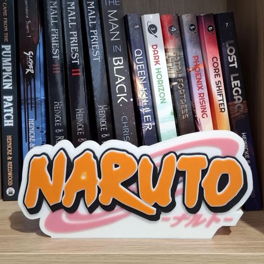 🎨 Naruto Logo - Fan Art Decor・ STL File for 3D printing・Cults