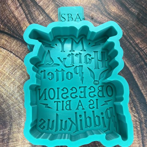 📦 Harry Potter Obsession Freshie Mold - 3D Model Mold Box for Silicone ...